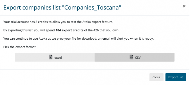 how-to-export-a-list-atoka-guru